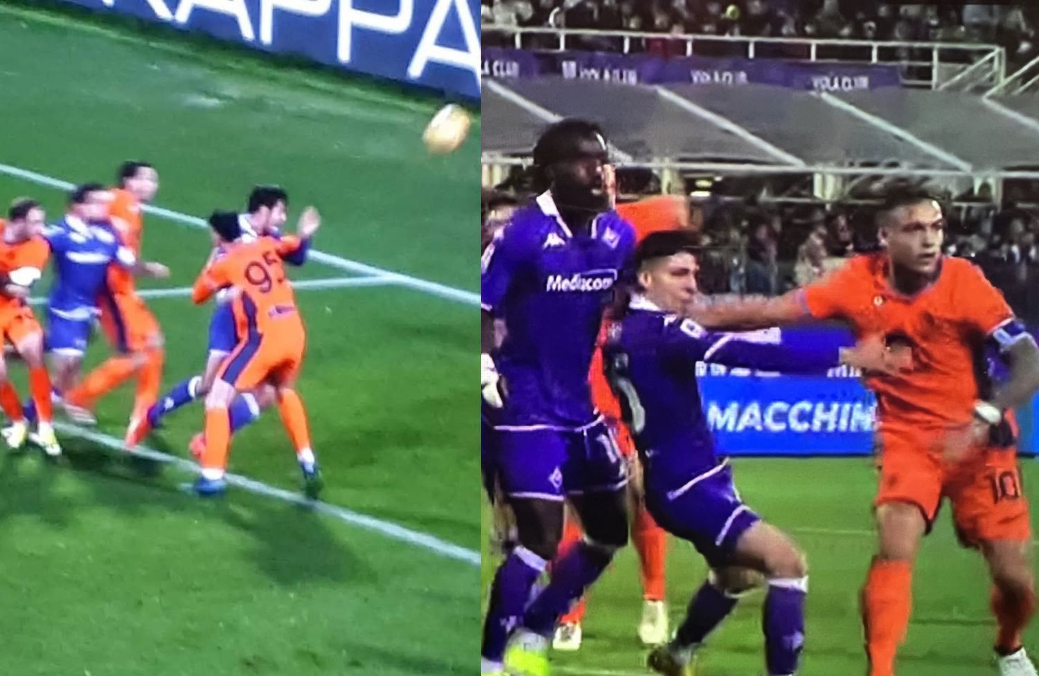 Fiorentina-Inter, la MOVIOLA: proteste sul vantaggio di Lautaro ...