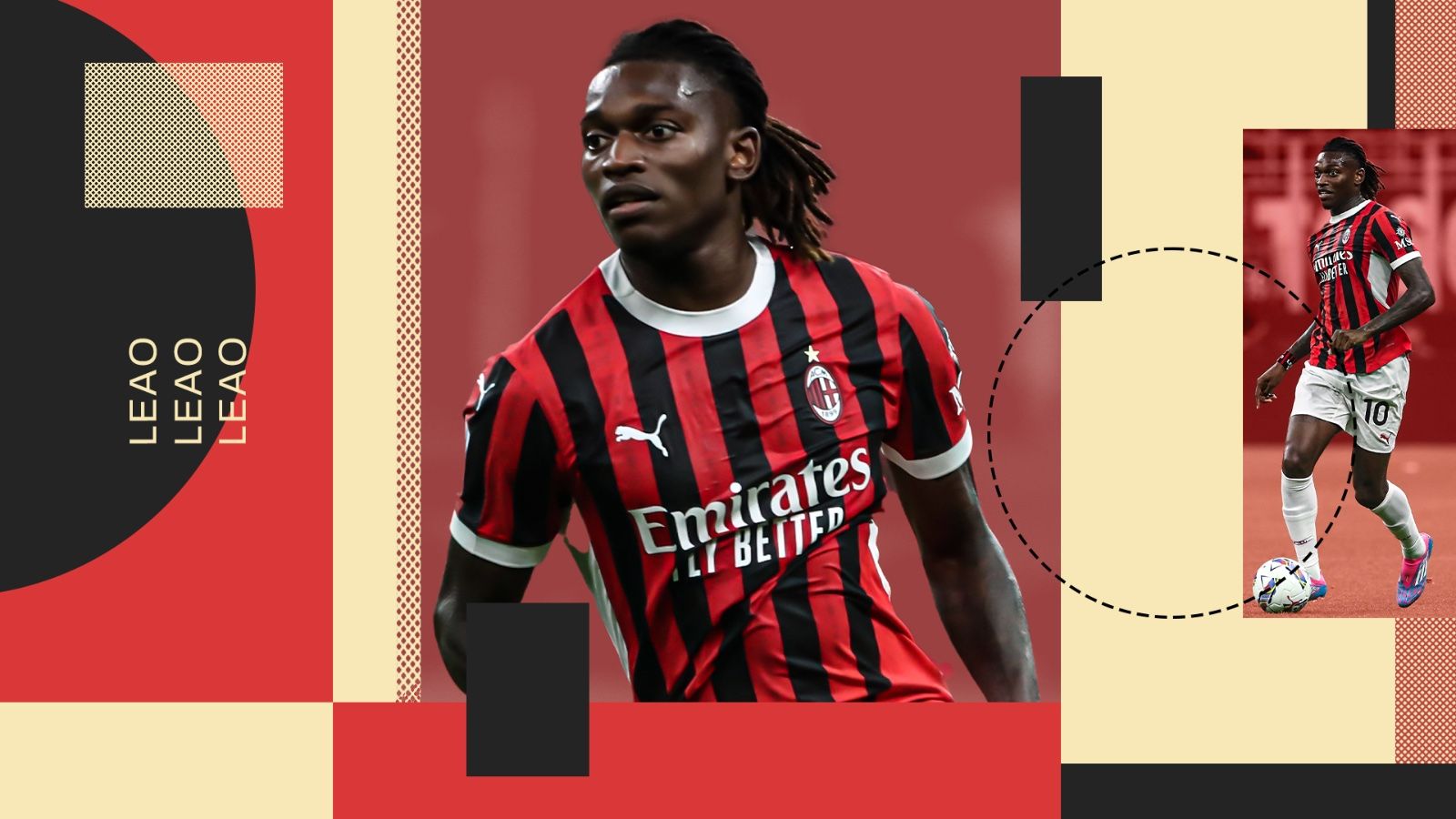 Milan, Leao sorprende tutti e sfoggia un nuovo look per il finale di ...