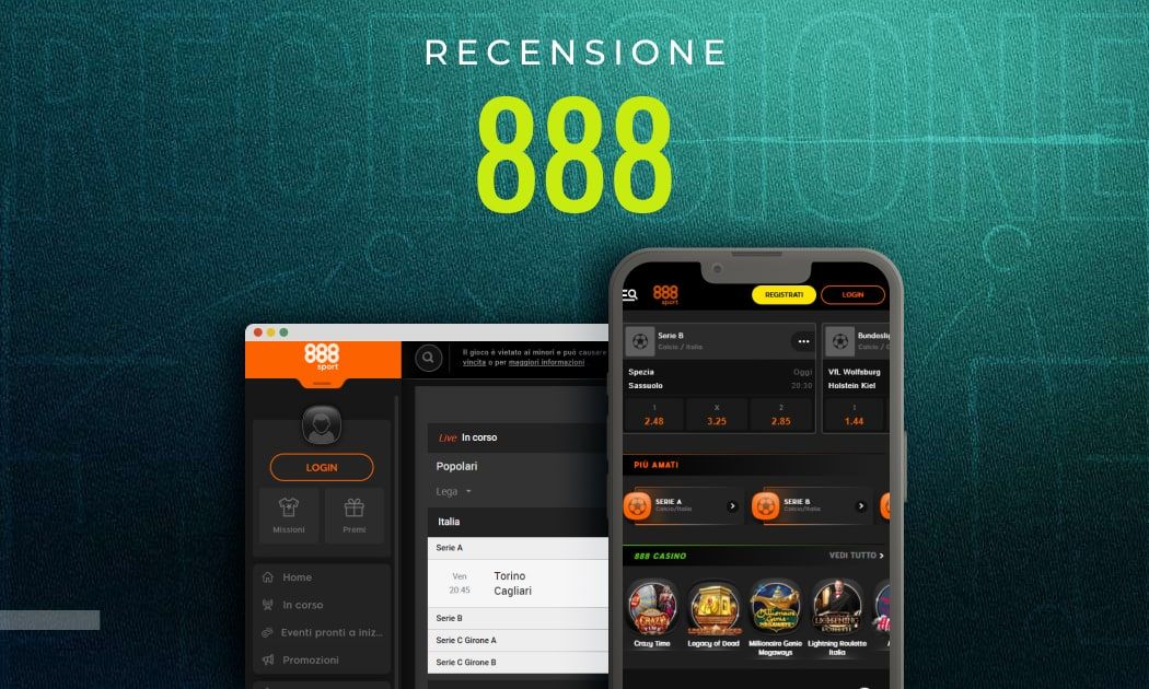 Recensione 888: la nostra esperienza completa sul sito scommesse ...