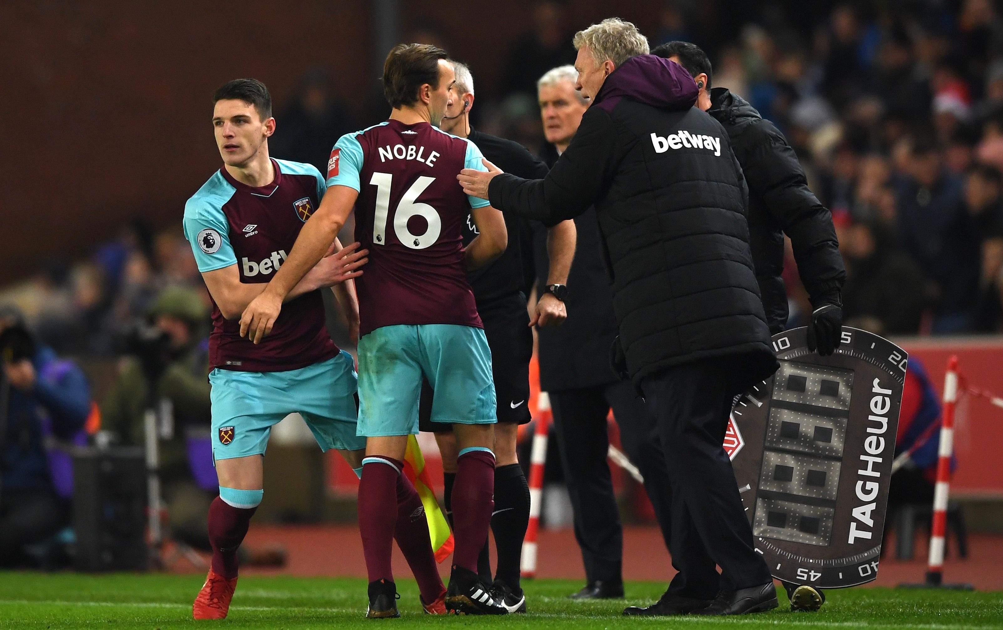 West Ham, Noble: 'Rice? Per lui sarà un match come un altro ...