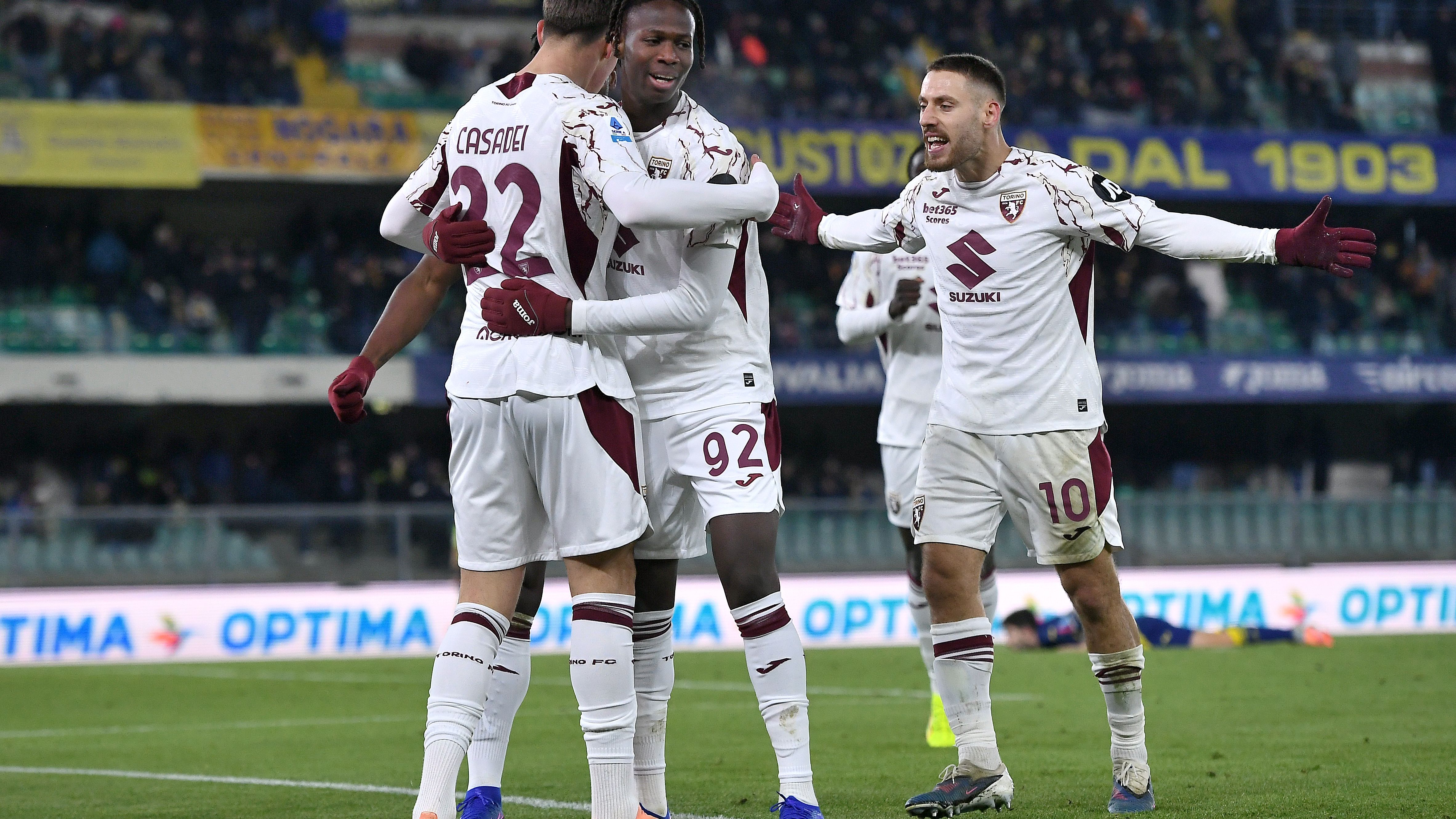 Verona-Torino 0-3: Simeone, Casadei e Njie in goal. Dilagano nel finale ...